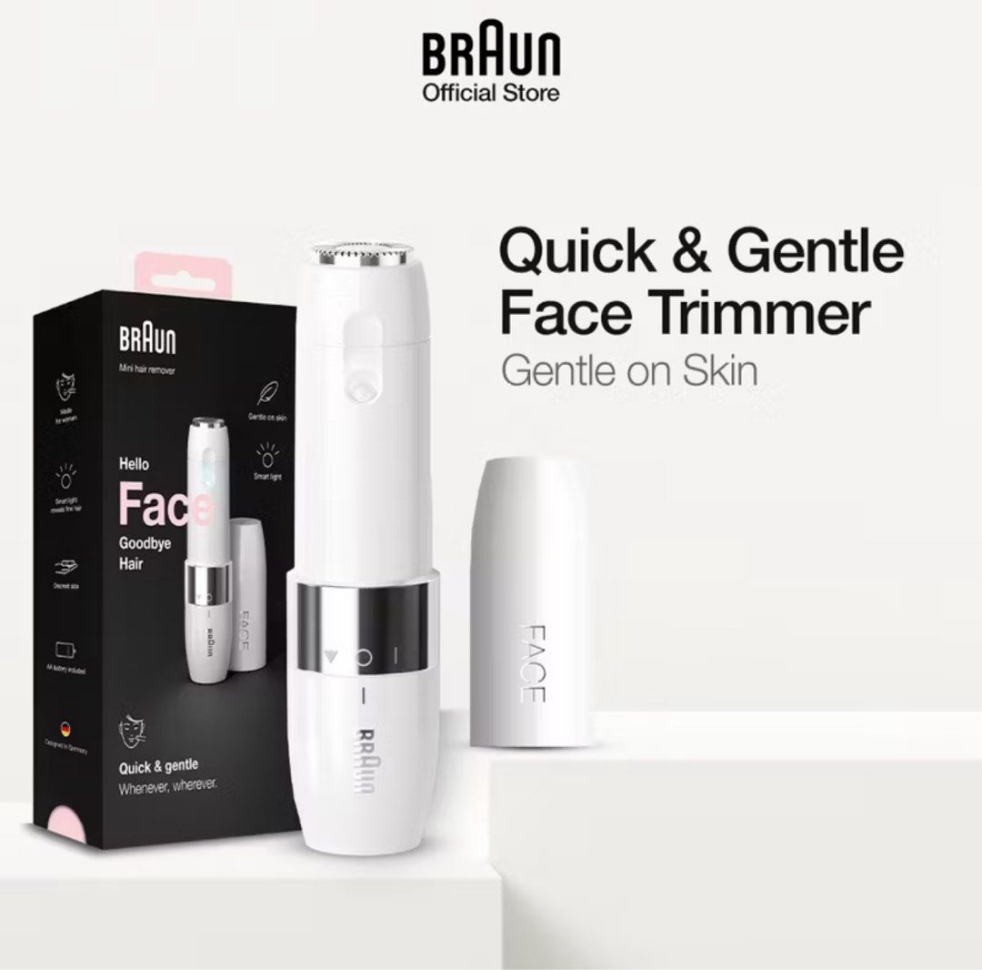 12.12 Sale~ Braun FS1000 Face Mini Trimmer Portable Everyday Hair ...