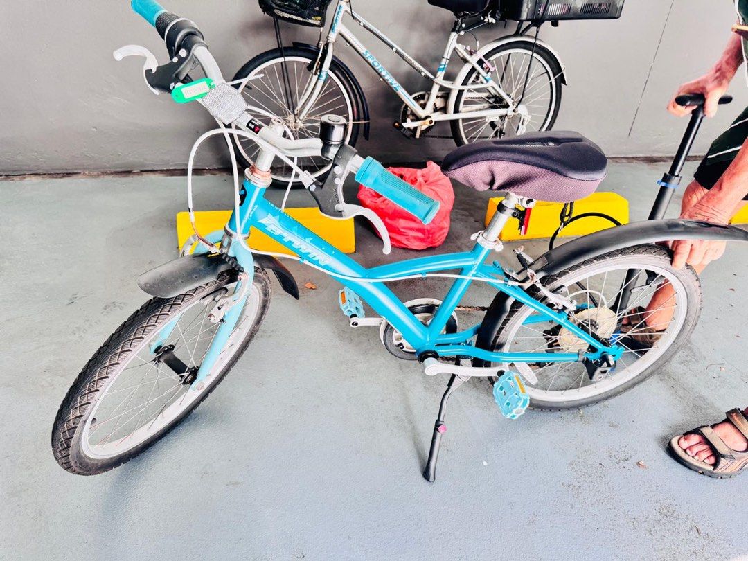 BTWIN Kids' Bicycle - Light Blue, Sports Equipment, Bicycles & Parts ...