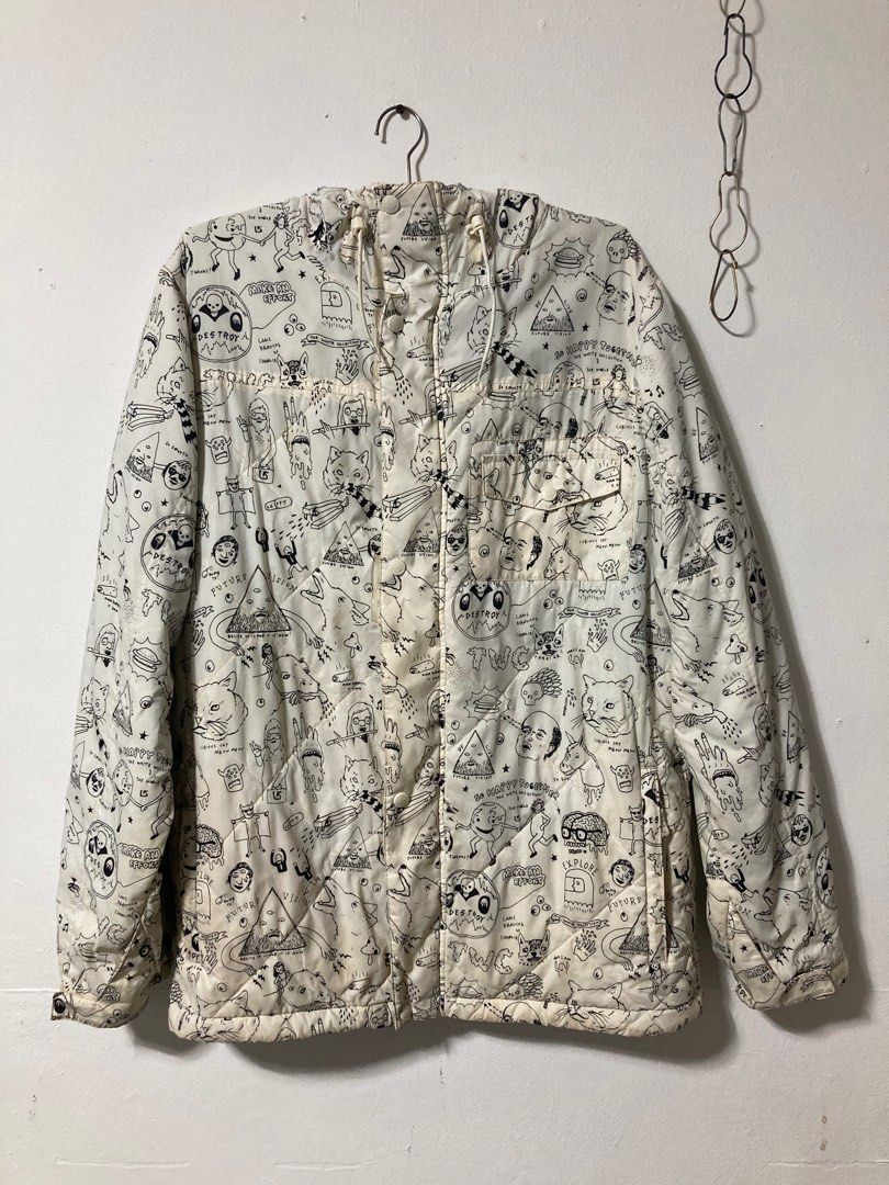 Full design branded brand Burton The White Collection Jacket, Men's ...