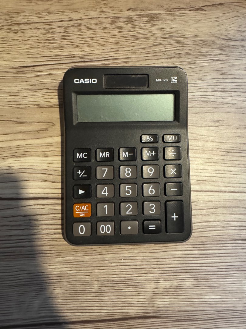 Casio MX-12B Calculator, Computers & Tech, Office & Business Technology ...