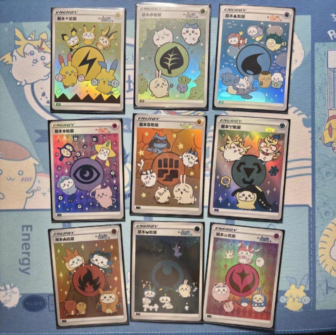 Chiikawa themed Pokemon cards 18 pcs, Hobbies & Toys, Toys & Games on ...