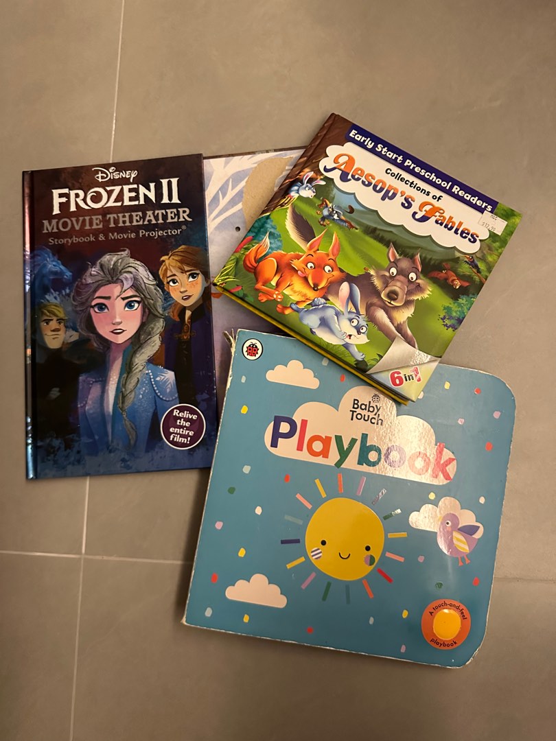 Children's Book Bundle: Frozen II, Aesop's Fables, Playbook, Hobbies ...