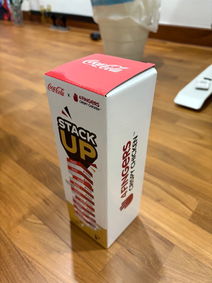 Coca-Cola x 4 Fingers JENGA Stack Up Game, Hobbies & Toys, Toys & Games on Carousell