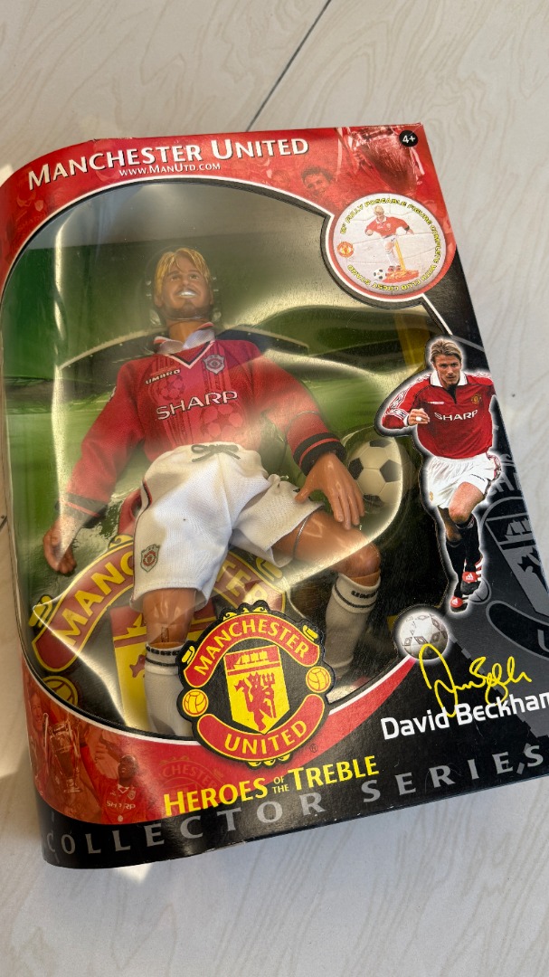 David Beckham Manchester United Heroes of the Treble collectible action ...