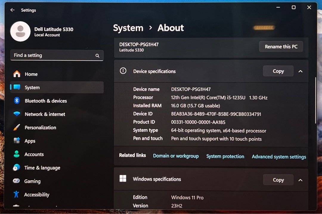Dell Latitude 5330 Touchscreen Laptop i5 12GEN, Computers & Tech ...