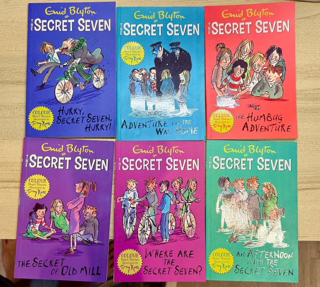 Enid Blyton Secret Seven Books - Set of 6, Hobbies & Toys, Books ...