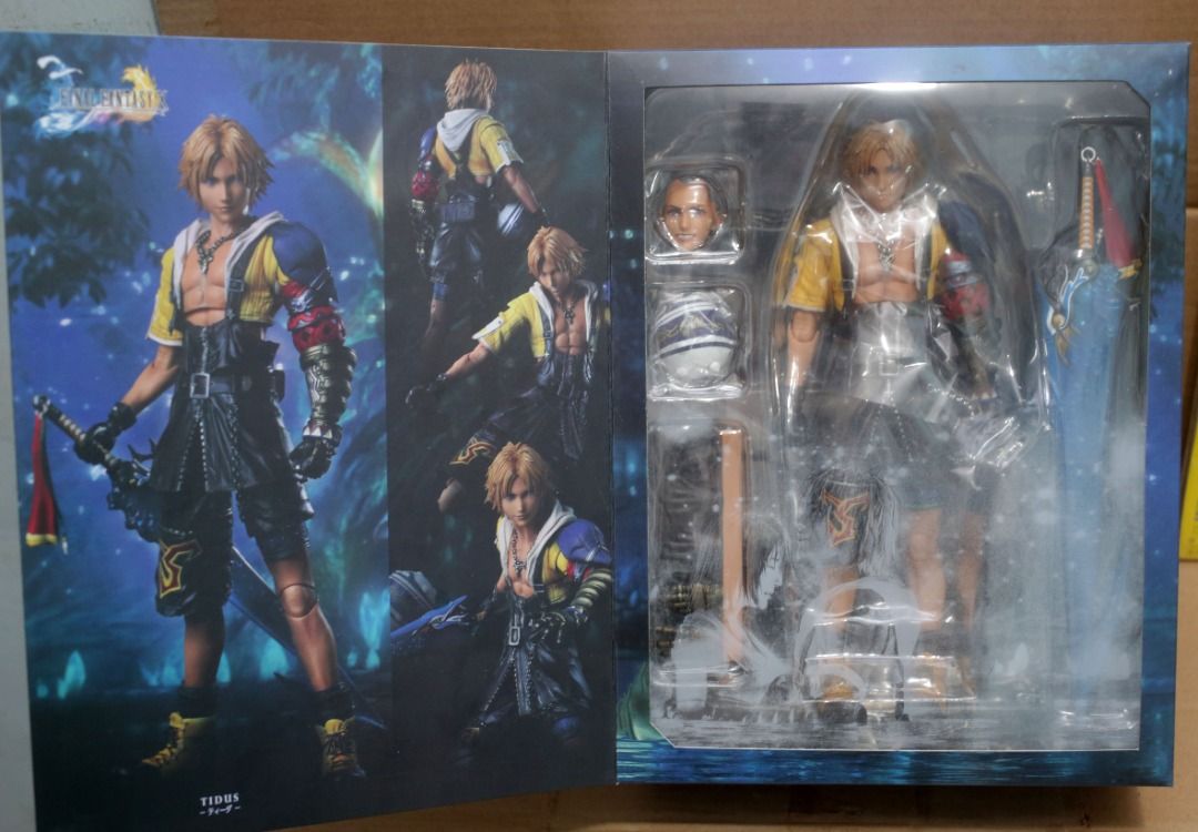 Final Fantasy X 10 Tidus Figure 最終幻想 太空戰士 FF Play Arts 改, 興趣及遊戲, 玩具 ...