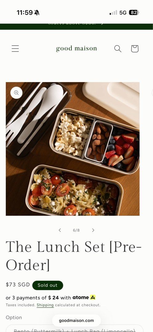 Good Maison Lunch Set, Furniture & Home Living, Kitchenware & Tableware ...