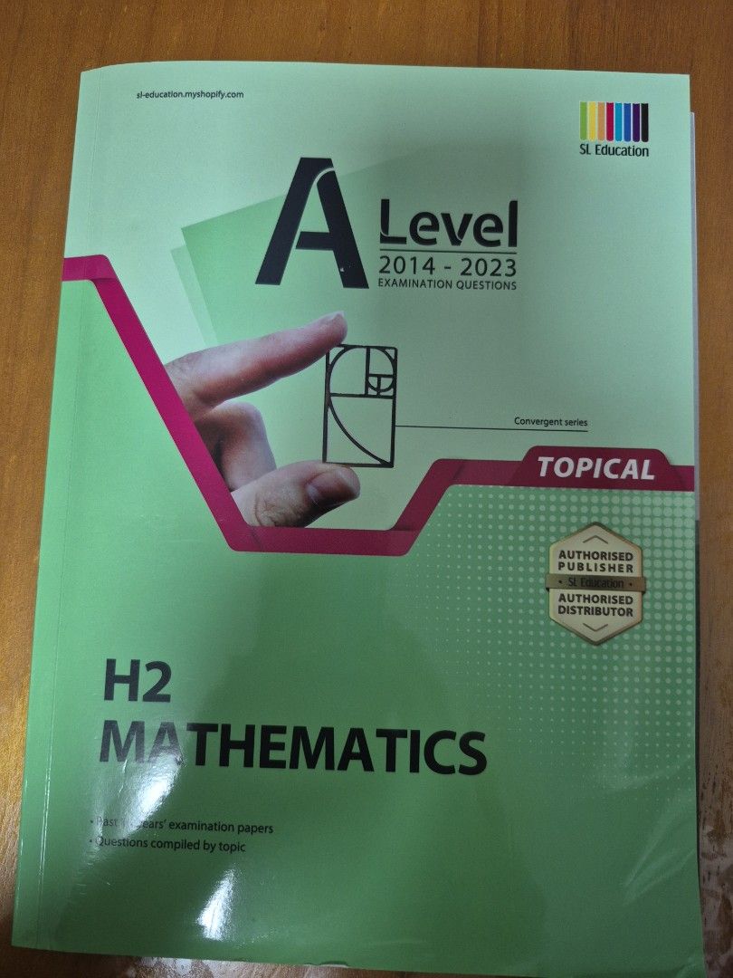 H2 A Level Mathematics Topical 2014-2023, Hobbies & Toys, Books ...