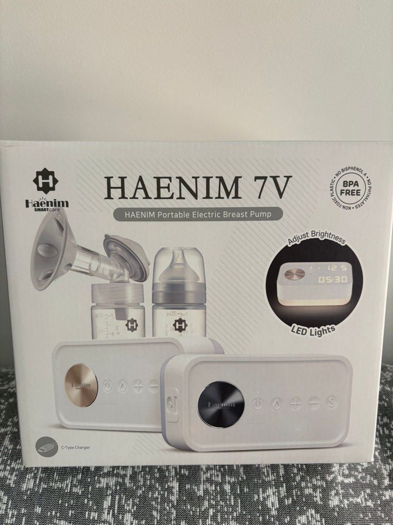 Haenim 7V Portable Electric Breast Pump, Babies & Kids, Nursing ...
