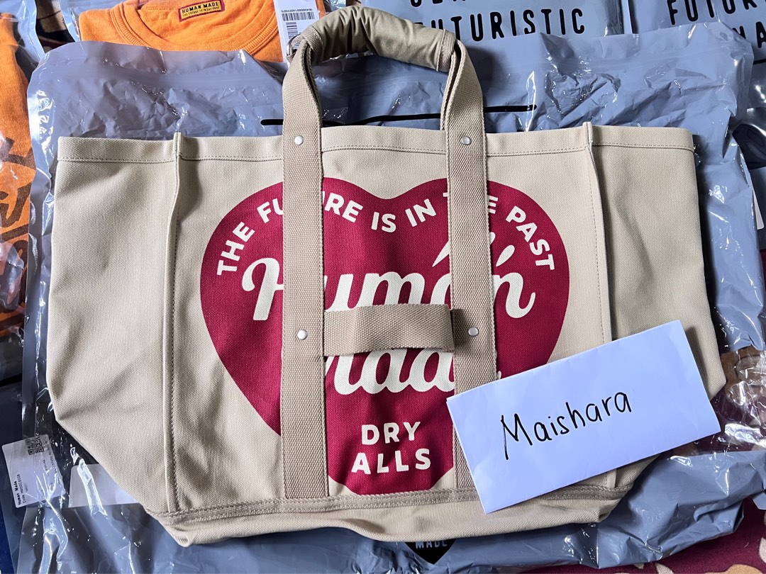 Human Made Tote Bag Medium, Women's Fashion, Bags & Wallets, Tote Bags ...
