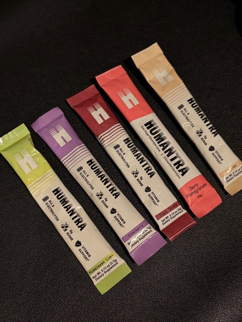 Humantra Electrolyte Drink Mix - Assorted Flavors, Health & Nutrition ...