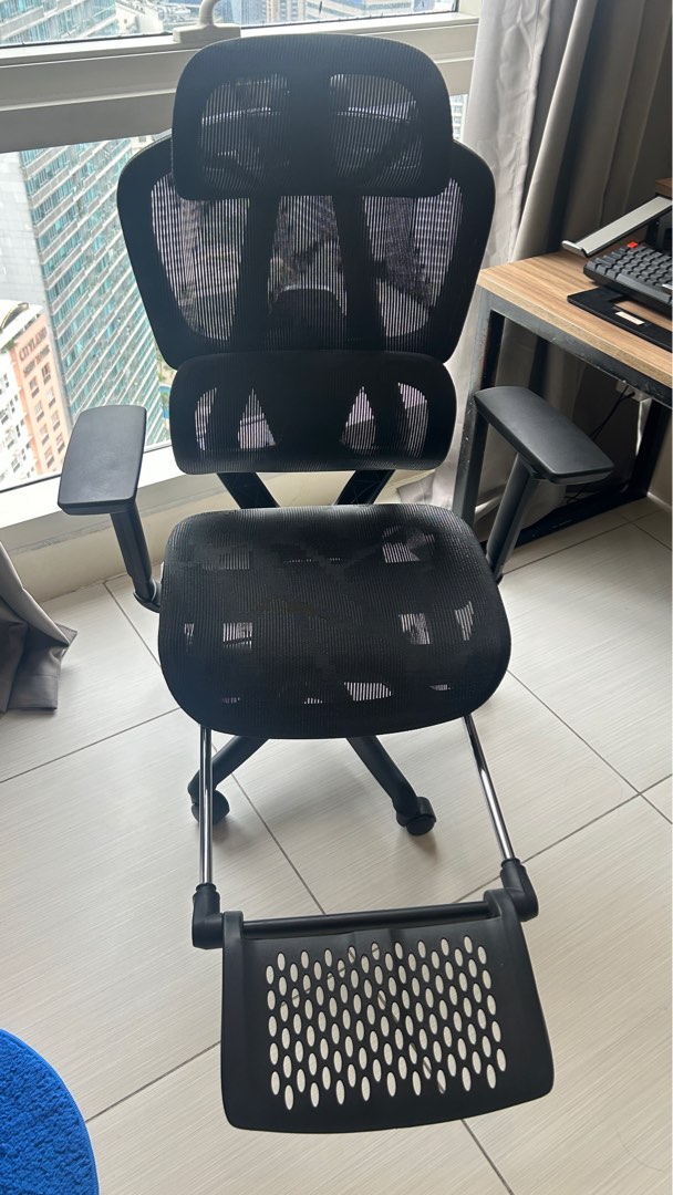 Inplay EF100 V2 Ergonomic Office Chair with Footrest, Furniture & Home ...