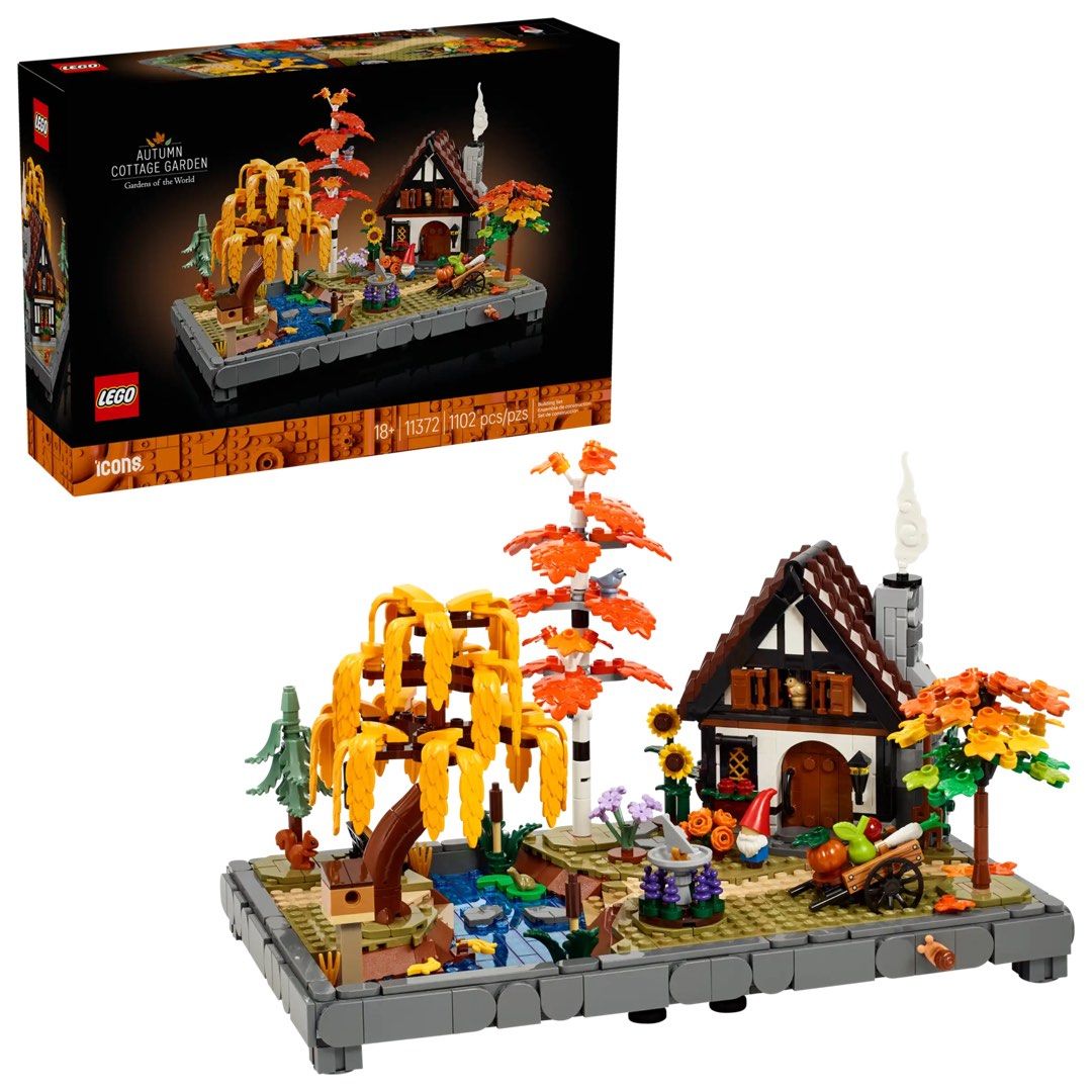 [Jan2026] LEGO Icons 11372 Autumn Cottage Garden, Hobbies & Toys, Toys ...