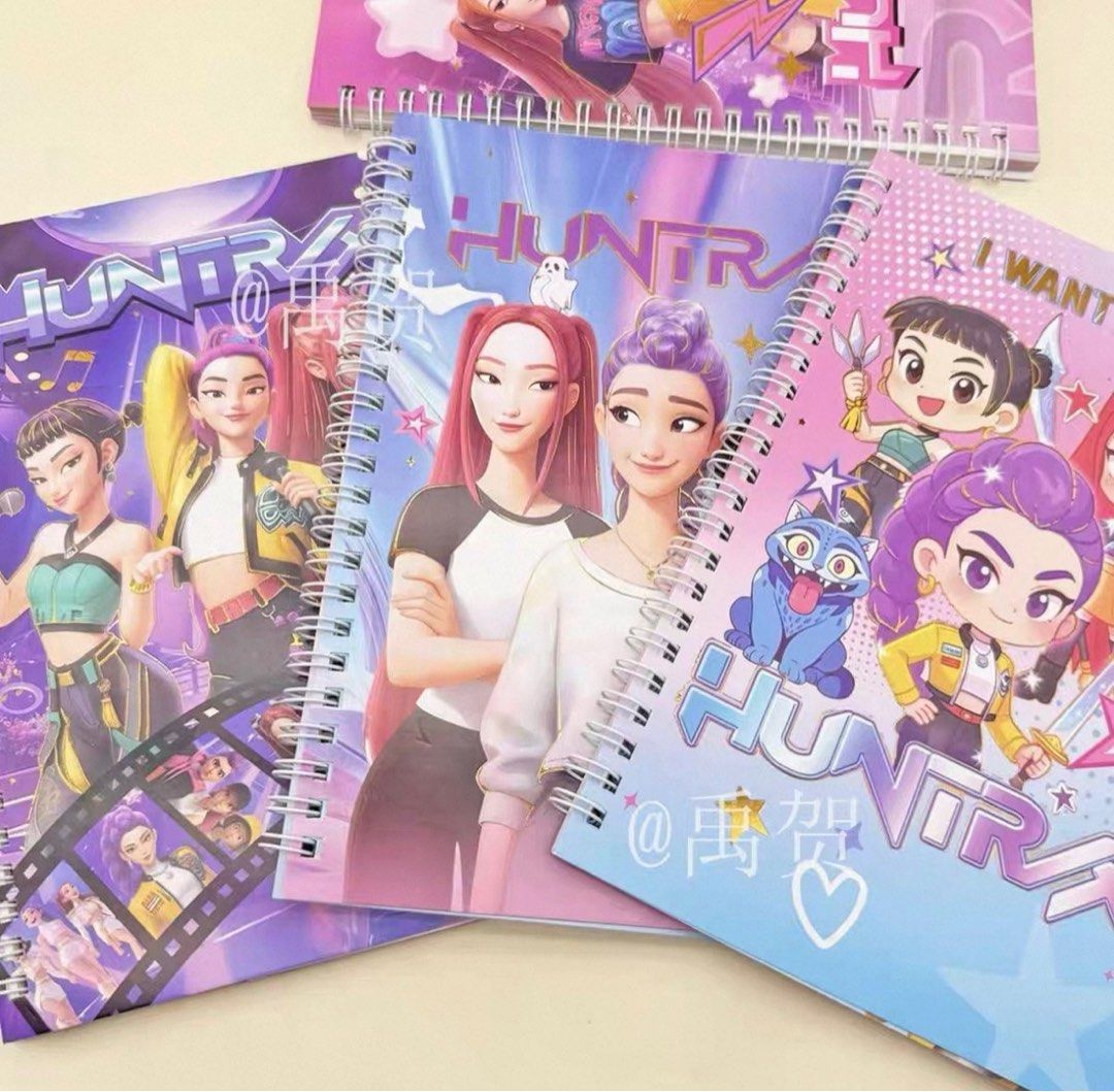 Kpop Demon Hunters Notebook, Hobbies & Toys, Stationery & Craft ...