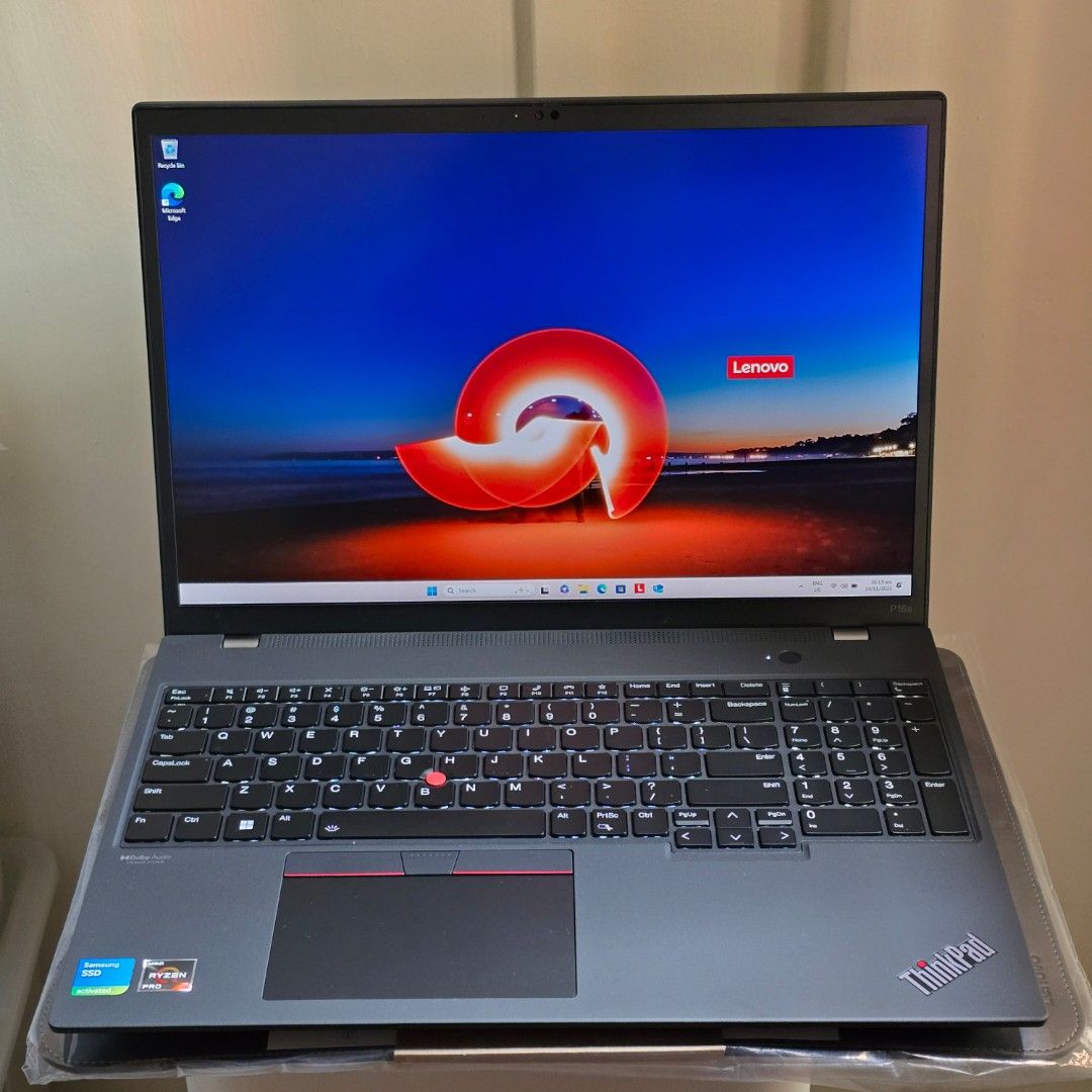 Lenovo ThinkPad P16s Gen1 16-inch WQXGA AMD Ryzen 7 PRO 6850U 32GB RAM ...