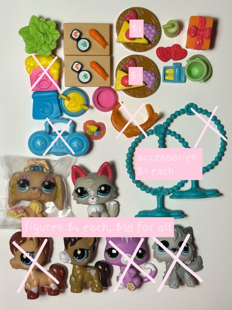 LPS Littlest Pet Shop G7 figures and accessories, Hobbies & Toys, Toys ...