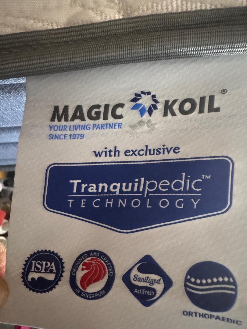 Magic Koil Tranquilpedic Mattress, Furniture & Home Living, Furniture ...