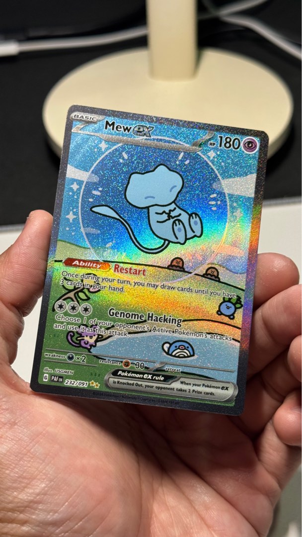 Mew ex 232/091 - Pokemon TCG Paldean Fates Special Illustration Rare ...
