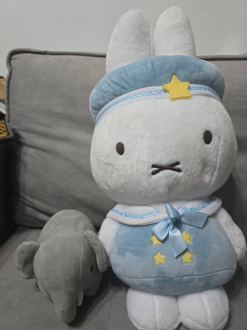 Miffy Star Sailor Suit Plush Doll Stuffed Toy XL size with miffy ...