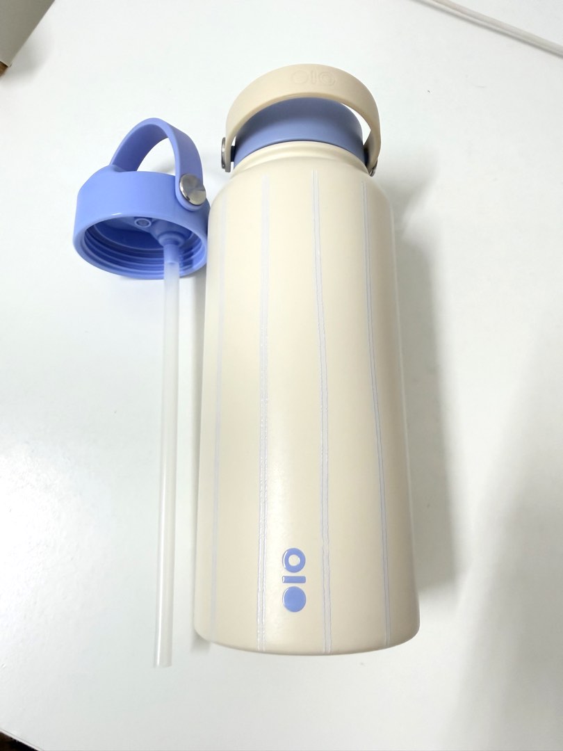 Montigo Pretty Porcelain Ace Bottle 950ml with Extra Straw Lid ...