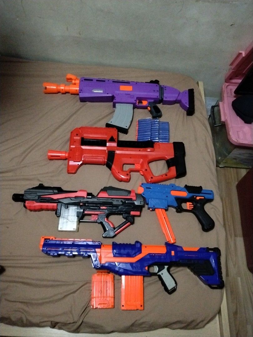 Nerf Bundle ready for war, Hobbies & Toys, Toys & Games on Carousell