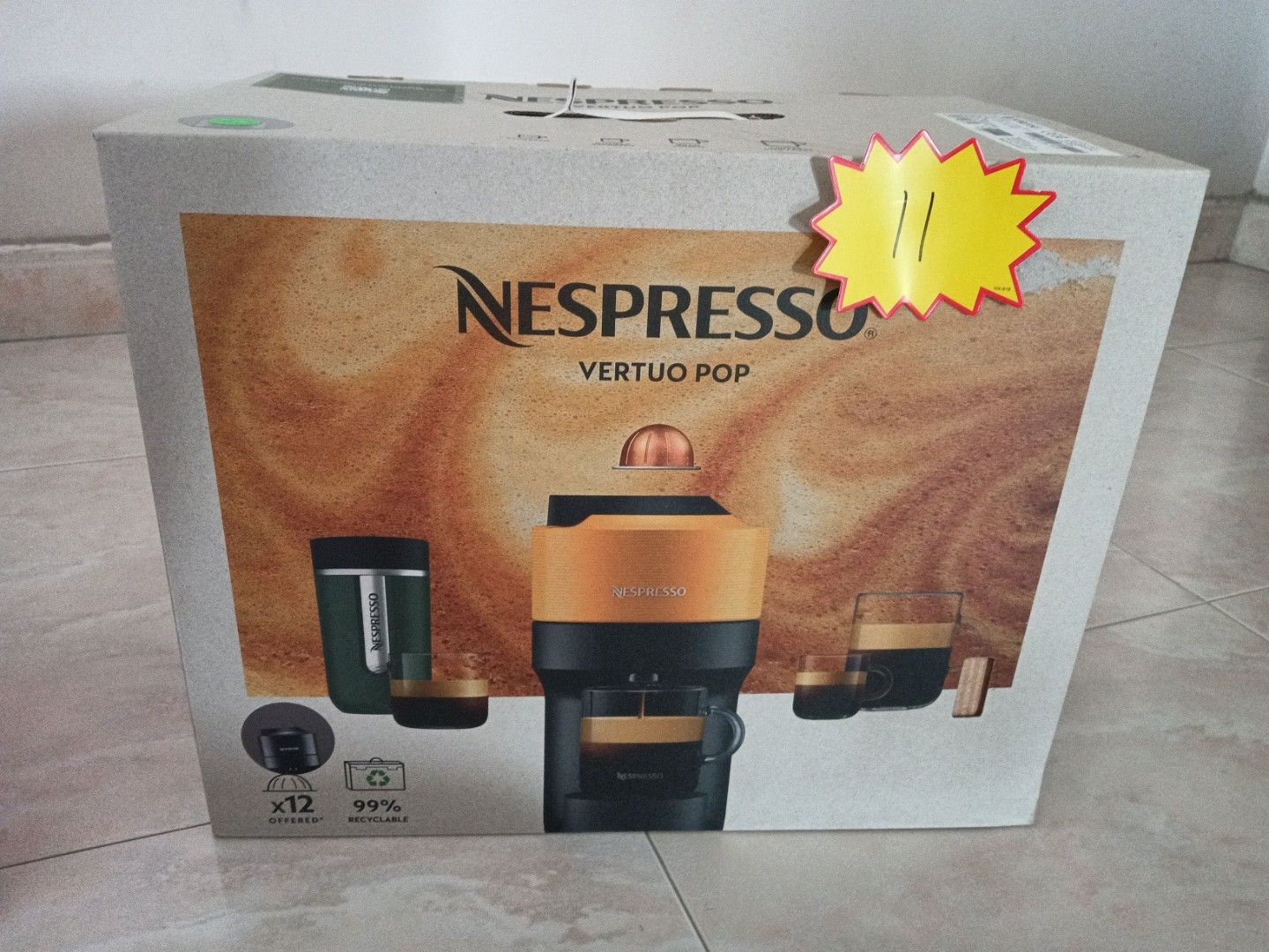 Nespresso Vertuo Pop Coffee Machine - Brand New, TV & Home Appliances ...