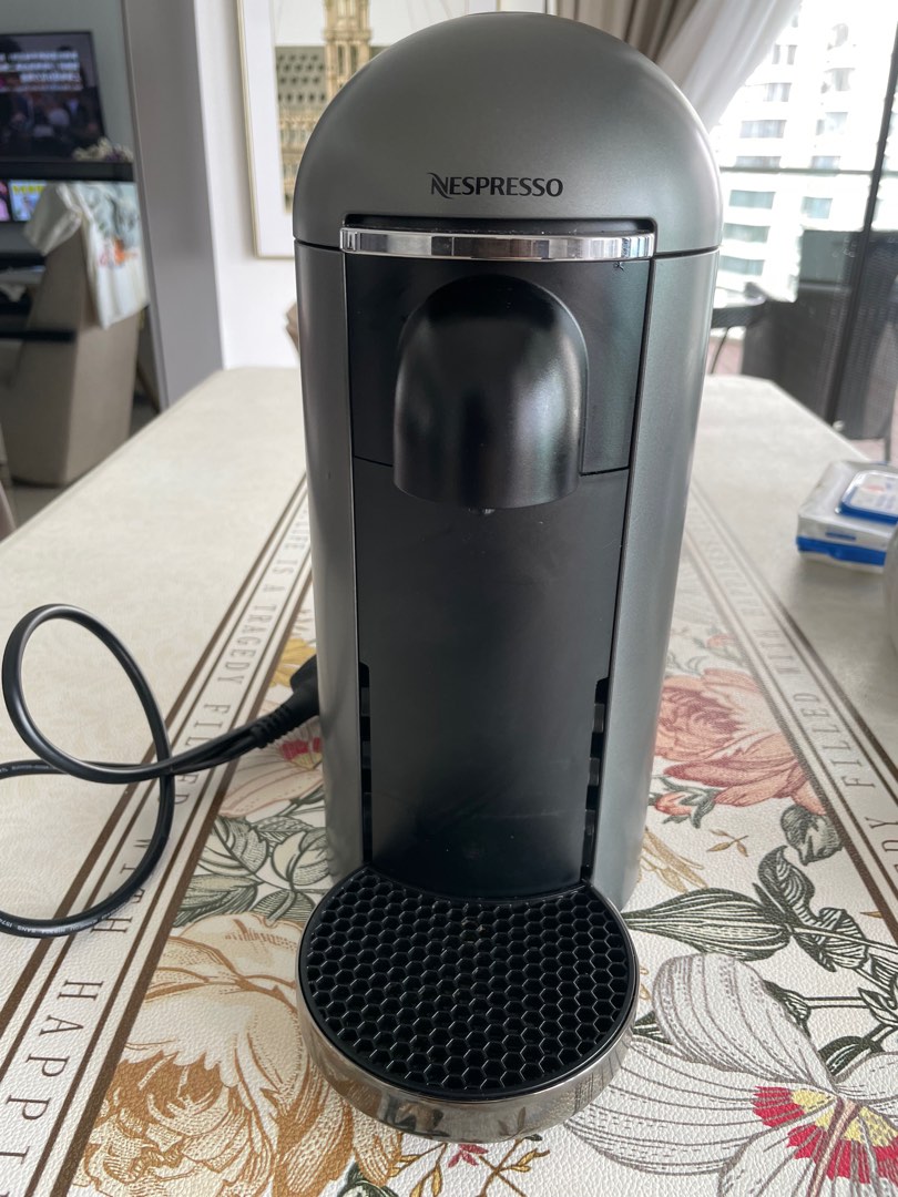 Nespresso Vertuoplus premium titan Coffee Machine - Grey, TV & Home ...