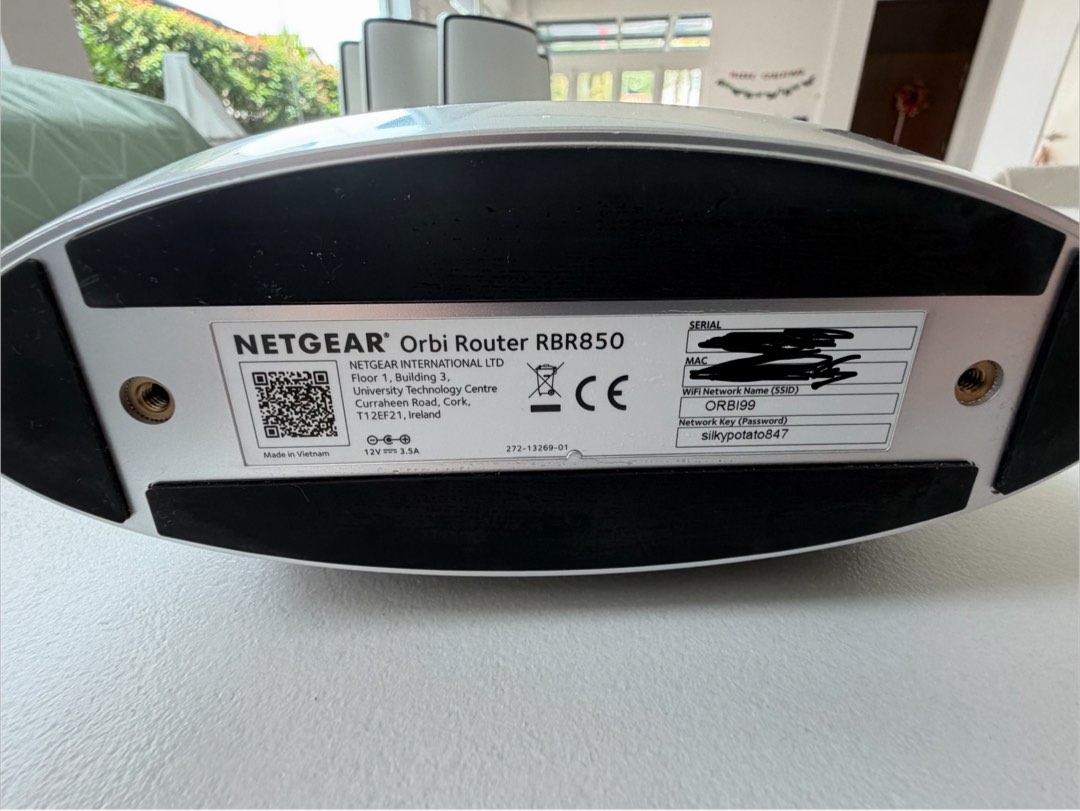 NETGEAR Orbi RBR850 Router & RBS850 Satellite, Computers & Tech, Parts ...