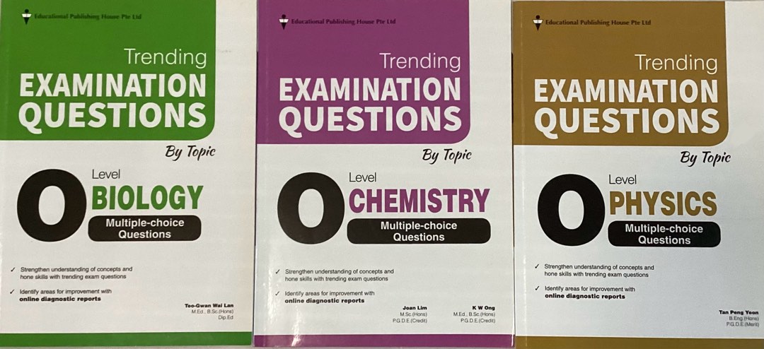 O Level Trending Questions - Biology, Chemistry, Physics, Hobbies ...