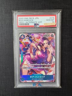 psa10 女帝 大頭 Boa Hancock SR-SPC [OP01-078] (Booster Pack The Kingdom Of Conspiracy) opcg One ...