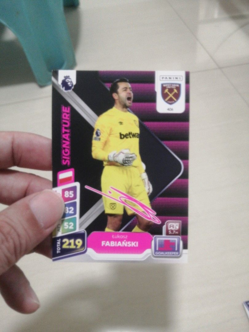 Panini Adrenalyn XL Premier League 2025 Goalkeeper Card, Hobbies & Toys ...
