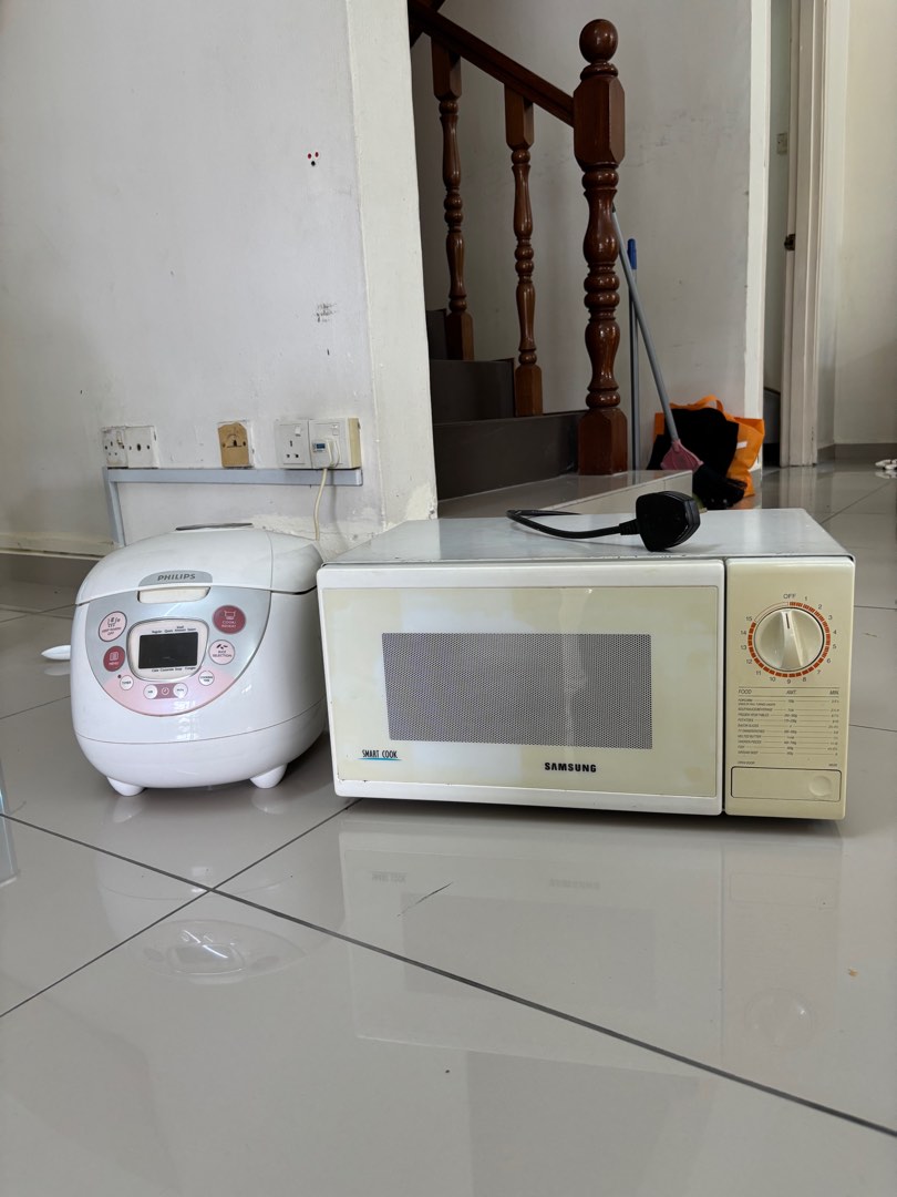 Philips Rice Cooker & Samsung Microwave Oven, TV & Home Appliances ...