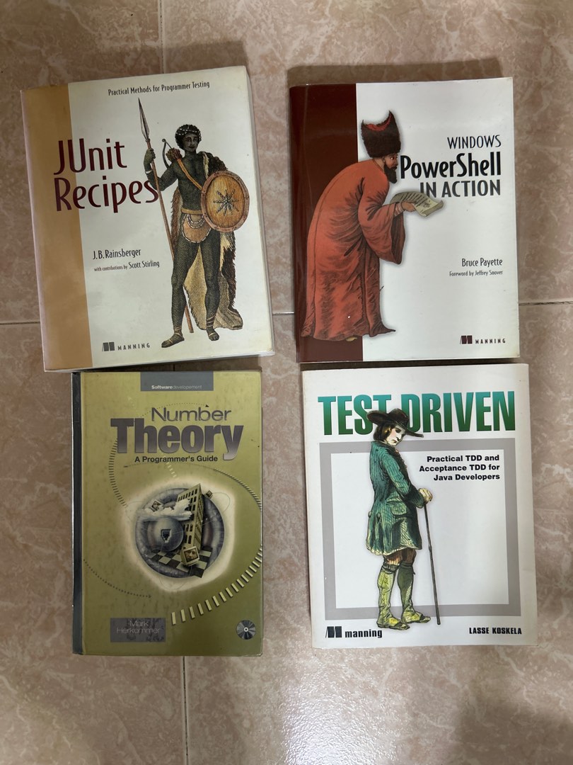 Programming Books - JUnit Recipes, PowerShell, Number Theory, Test ...