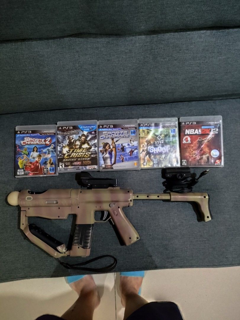 PS3 Gun Controller and Games Bundle, Video Gaming, Video Games ...