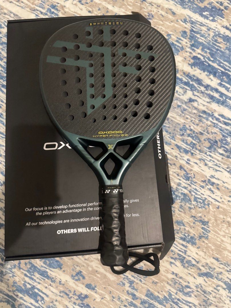 Raket Padel Oxdog Hyperpro+ 2.0 2025 (like new)authentic, Olah Raga ...