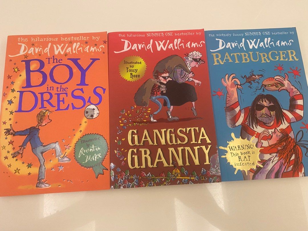 Ratburger, Gangsta Granny, The boy in the dress, Hobbies & Toys, Books ...