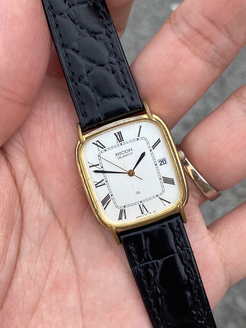 Ricoh Roman Dress Watch, Men's Fashion, Watches & Accessories, Watches ...
