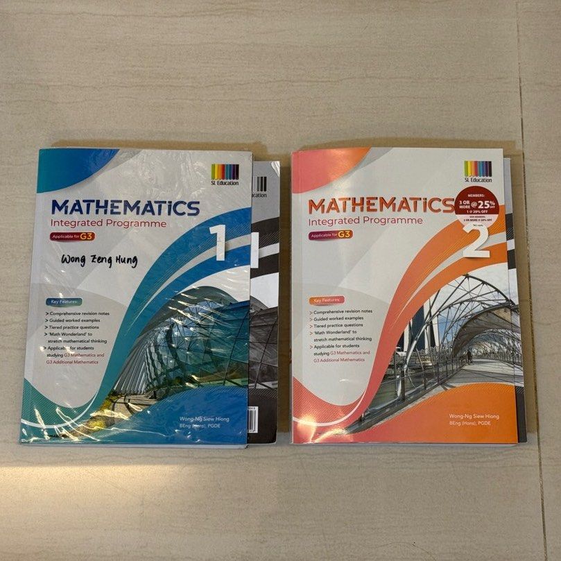 Secondary Mathematics Integrated Programme G3 Textbook, Hobbies & Toys, Books & Magazines ...