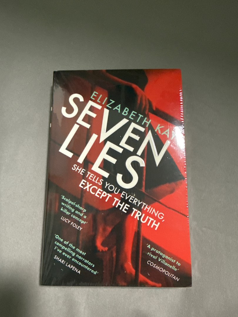 Seven Lies by Elizabeth Kay: Psychological Thriller Fiction Book ...