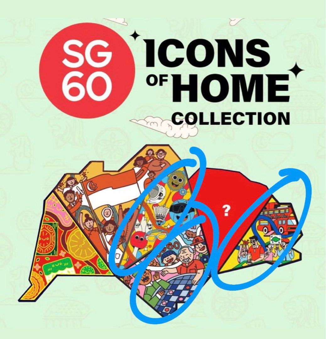 SG60 Icons of Home Pin, Hobbies & Toys, Memorabilia & Collectibles, Fan Merchandise on Carousell