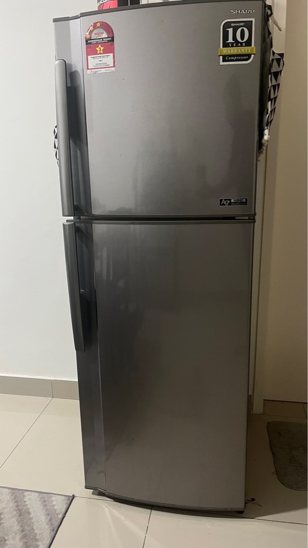 Sharp Refrigerator SJ-313T-SL, TV & Home Appliances, Kitchen Appliances ...