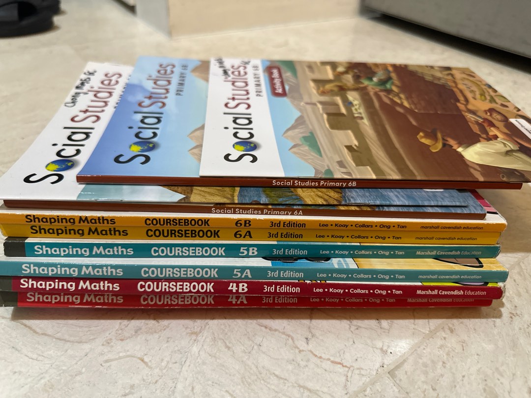 Social Studies P6, Shaping Maths Coursebook 4A, 4B, 5A, 5B, 6A, 6B ...