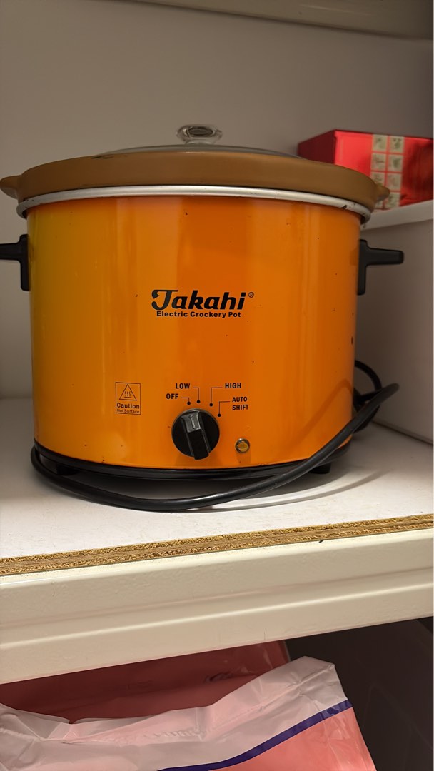 Takahi Electric Crockery Pot Slow Cooker, TV & Home Appliances, Kitchen ...