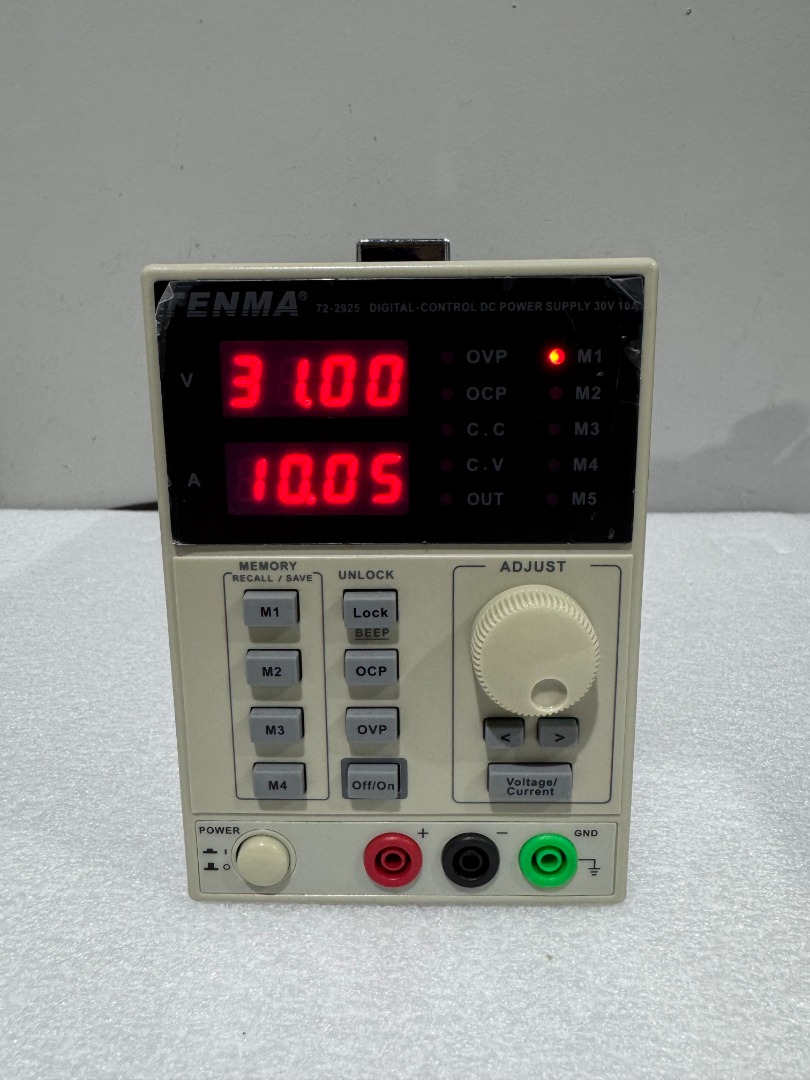 Tenma 72-2925 Digital-Control DC Power Supply, 0-30V, 0-10A, Computers ...