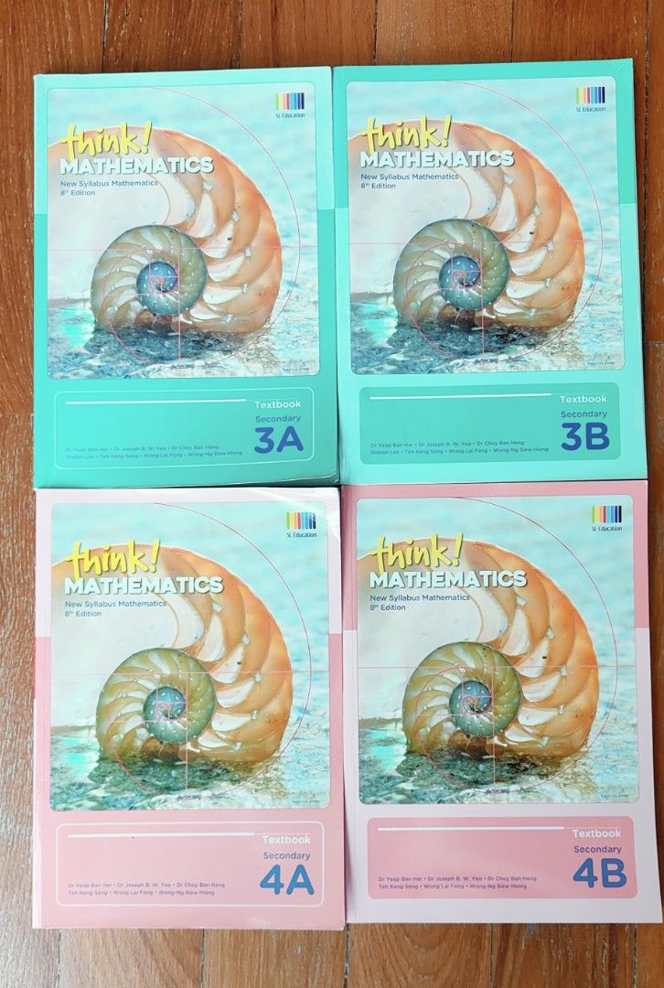 Think! Mathematics Textbook 3A, 3B, 4A, 4B, Hobbies & Toys, Books ...