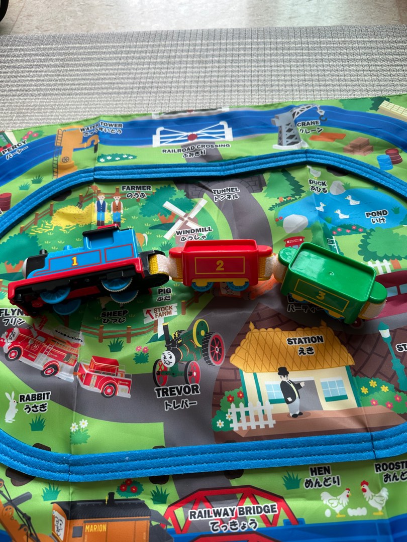 Thomas & Friends Train Set with Playmat, Hobbies & Toys, Toys & Games ...
