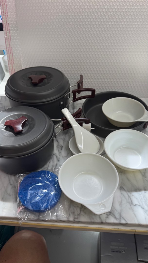 TravelGear Camping Cook Set, Sports Equipment, Hiking & Camping on ...