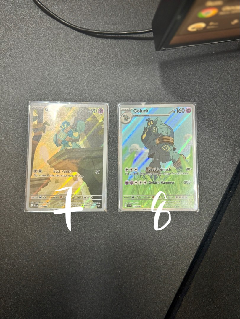 WTS Pokemon Cards Golett Golurk Black Bolt Pack Booster Box, Hobbies ...