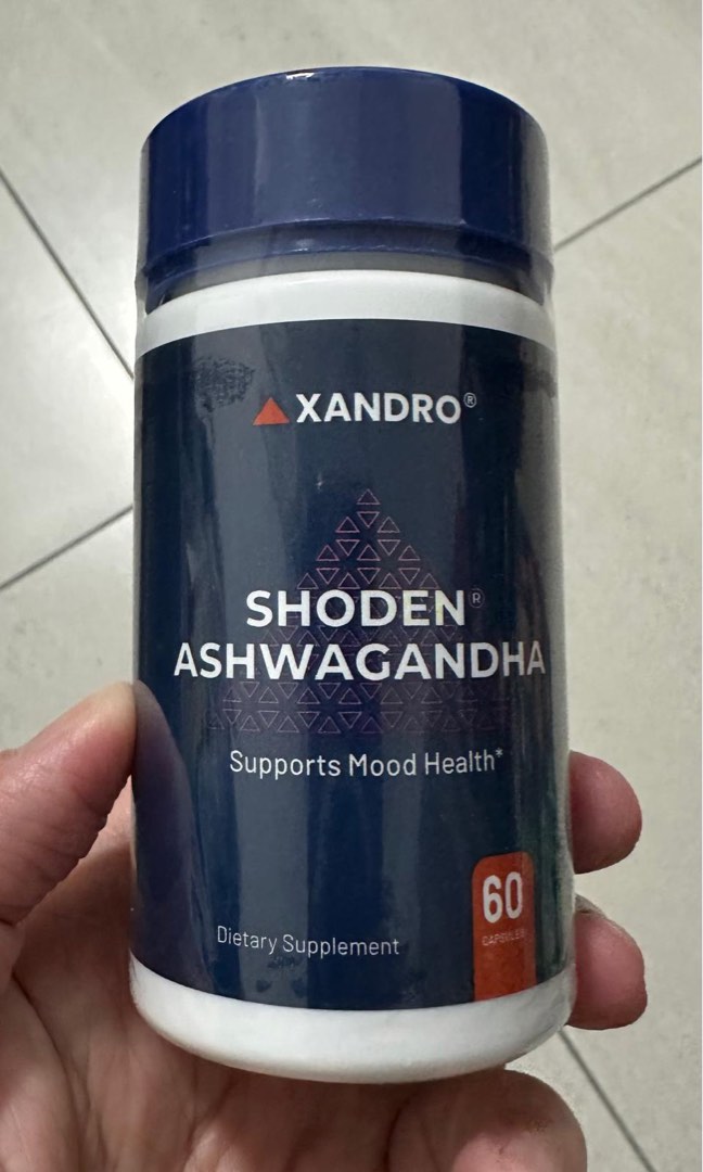 Xandro Shoden Ashwagandha - 60 Capsules, Health & Nutrition, Health ...